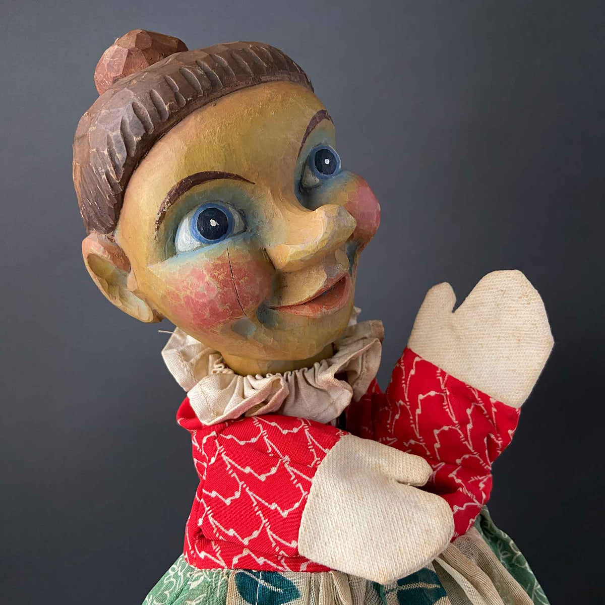 Vintage Bross Gretel Hand Puppet ~ circa 1950s Rare! – Once Upon A Puppet