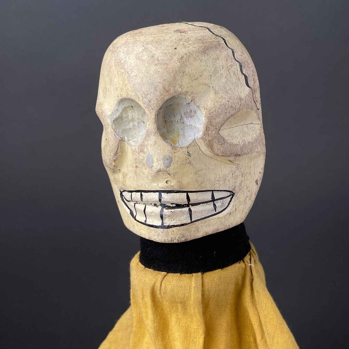 Antique SKELETON Hand Puppet ~ Early 1900s Punch and Judy – Once Upon A ...