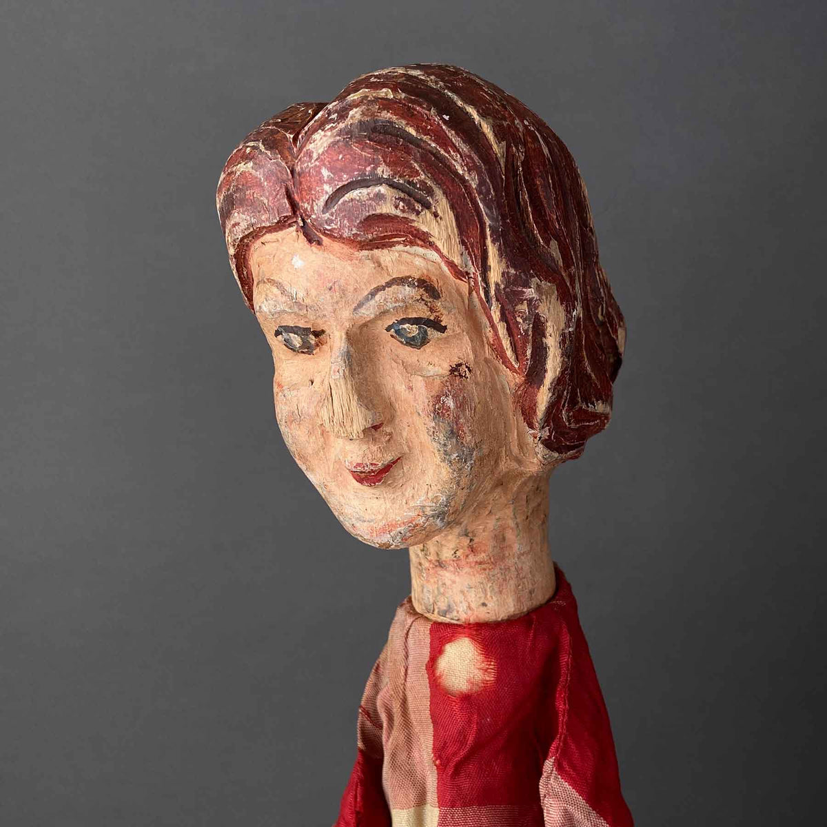 Antique LADY Hand Puppet ~ 1920-30s Unique! – Once Upon A Puppet