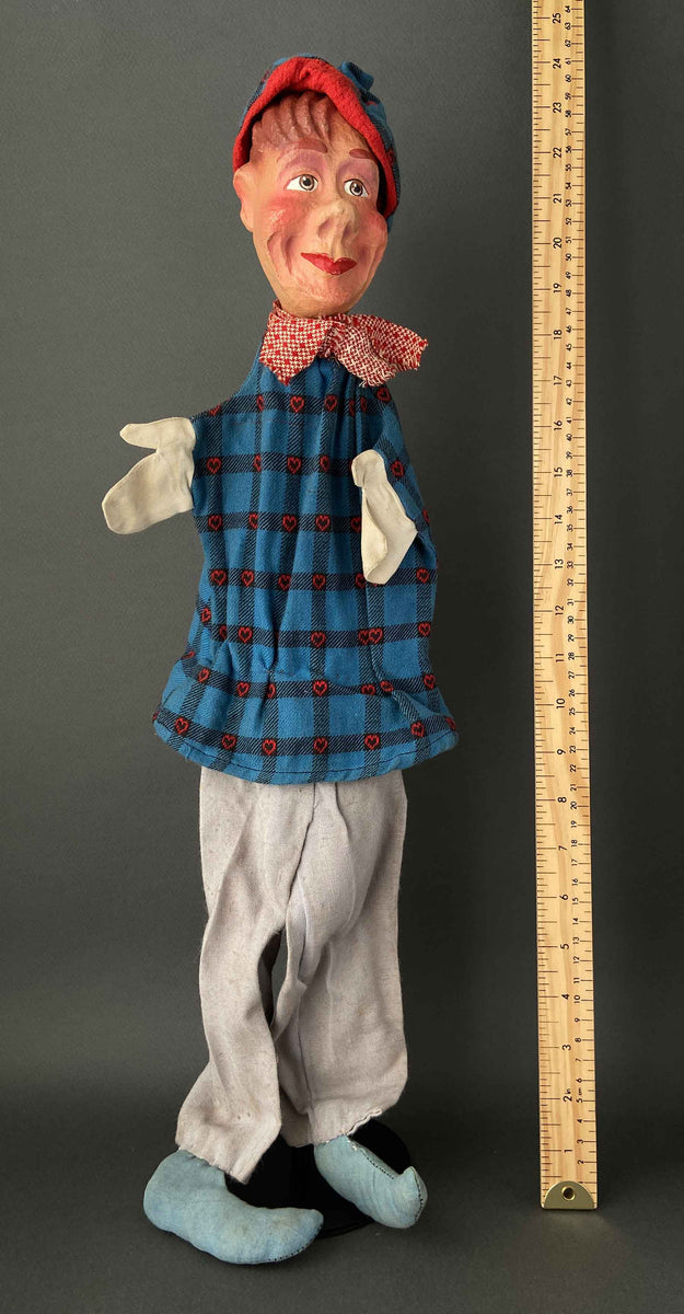 BOY Hand Puppet ~ by Gerhard Stiehl 1950s Rare! – Once Upon A Puppet