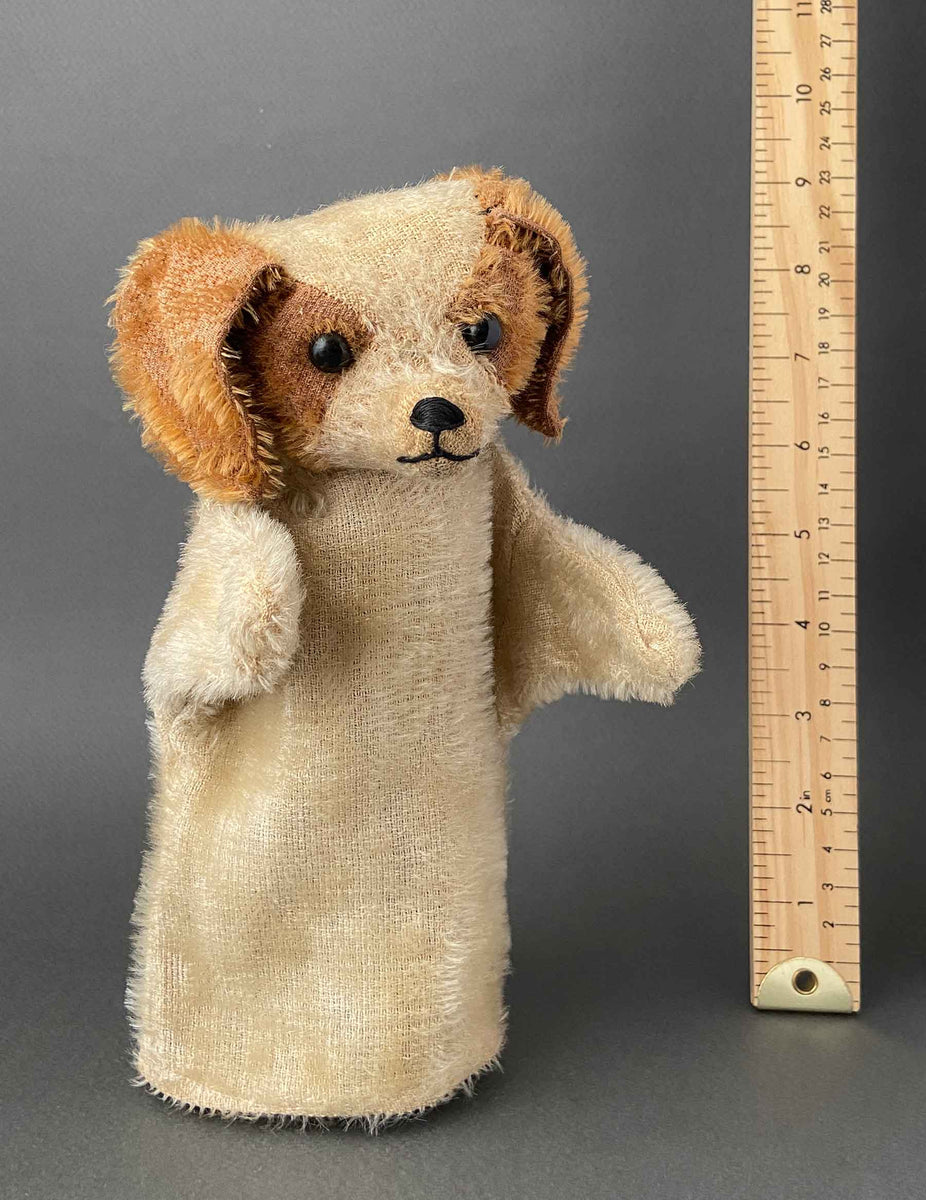 Antique Mohair Dog Hand Puppet ~ Early 1900s – Once Upon A Puppet
