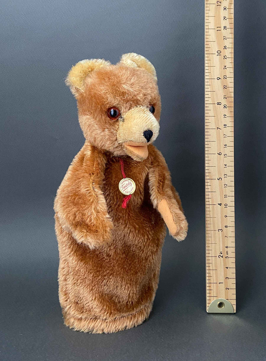 Vintage HERMANN Teddy Bear Hand Puppet ~ 1950s – Once Upon A Puppet