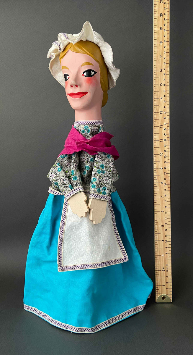 MADELON Hand Puppet replica ~ French Guignol 2000s – Once Upon A Puppet