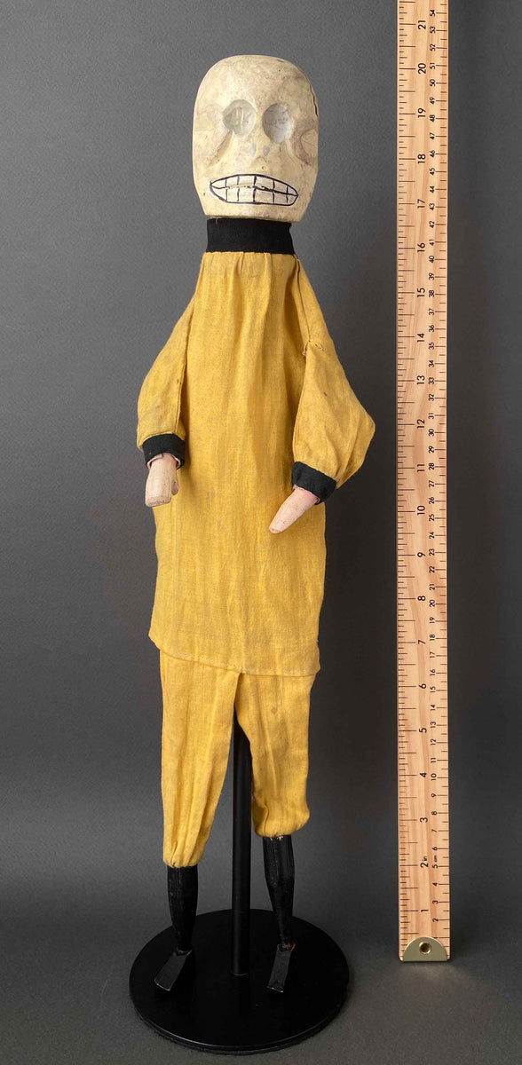 Antique SKELETON Hand Puppet ~ Early 1900s Punch and Judy – Once Upon A ...