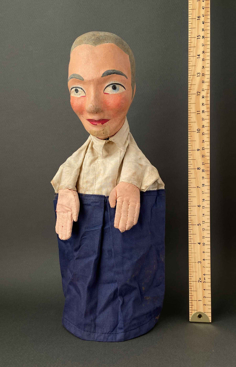 Vintage WPA Grandfather Hand Puppet ~ 1930s Rare! – Once Upon A Puppet