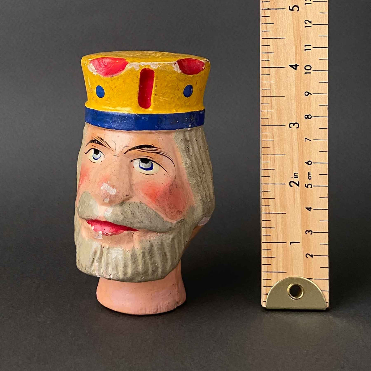 Vintage wood KING Puppet Head ~ Punch and Judy circa 1930s – Once Upon ...