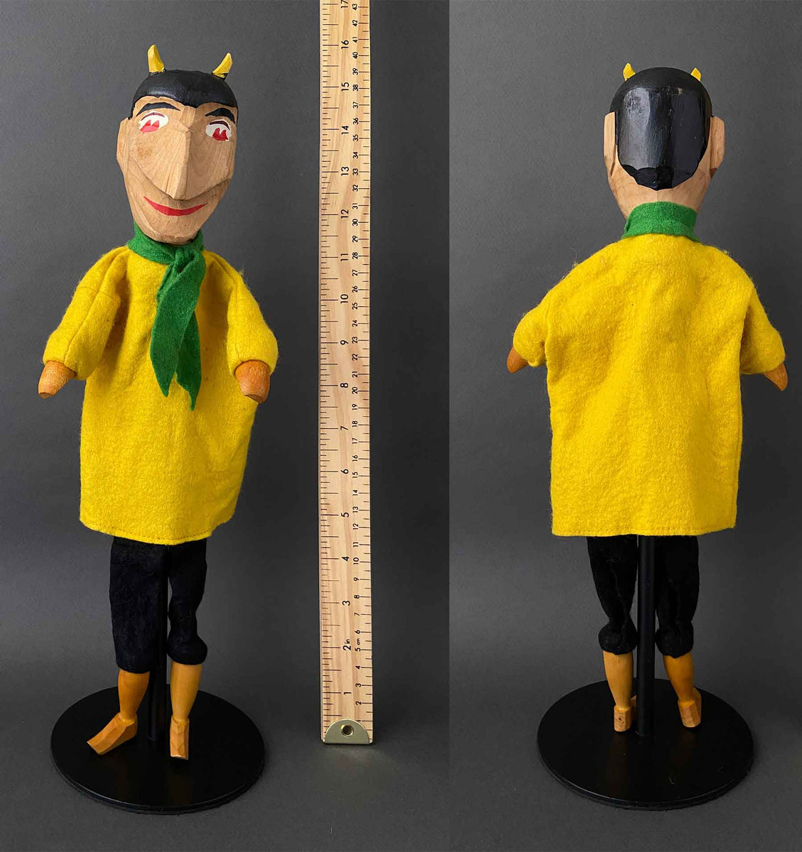 DEVIL Hand Puppet Thuringia Workshop ~ 1960s – Once Upon A Puppet