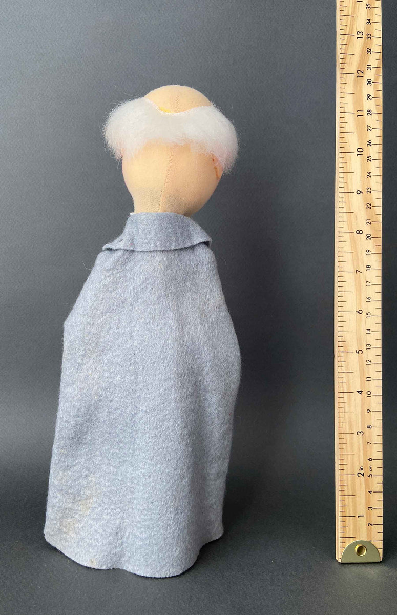 Vintage KERSA Grandfather Hand Puppet ~ 1980s – Once Upon A Puppet