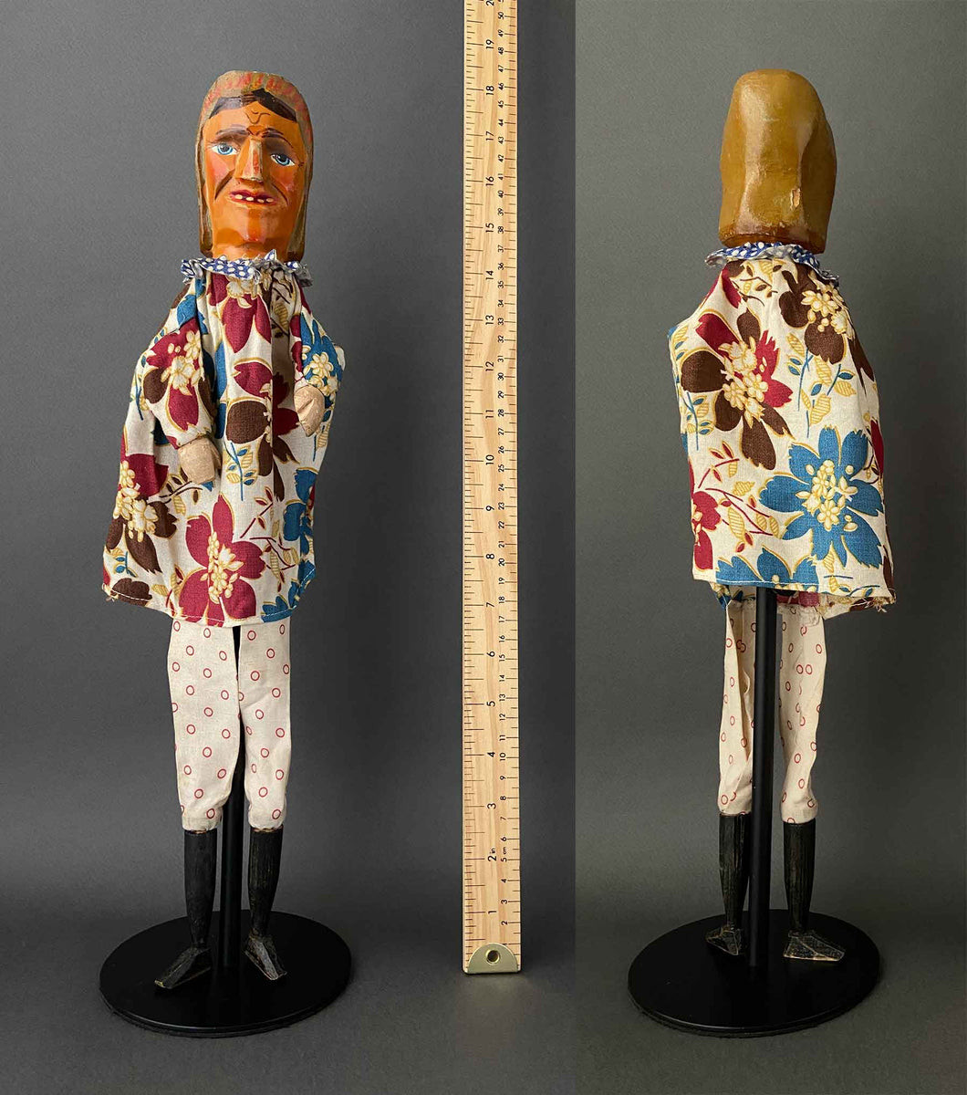 Antique PUNCH and JUDY Hand Puppet Set ~ Early 1900s – Once Upon A Puppet