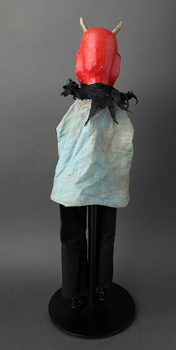 DEVIL Hand Puppet ~ Early 1900s Punch and Judy Show – Once Upon A Puppet
