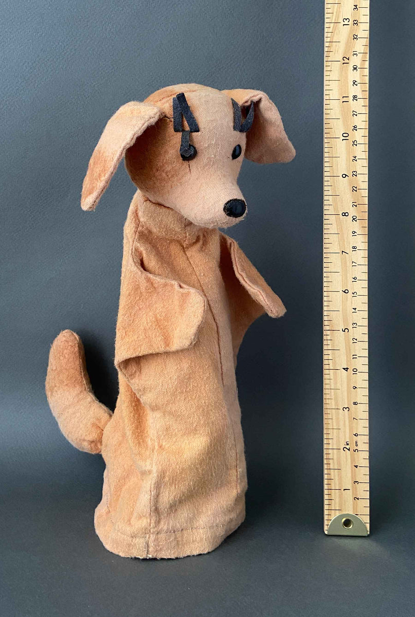 Vintage Dog Hand Puppet ~ Russian 1990s – Once Upon A Puppet
