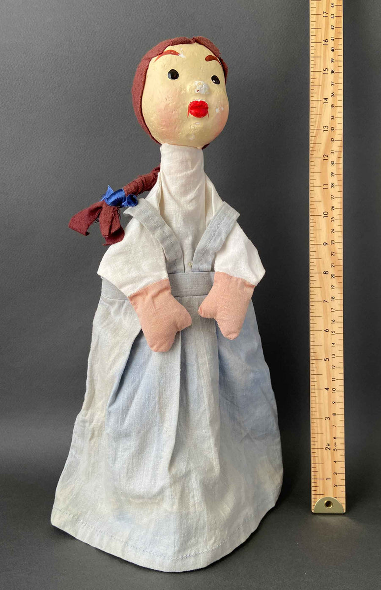 Vintage Girl Hand Puppet ~ Russian 1990s – Once Upon A Puppet