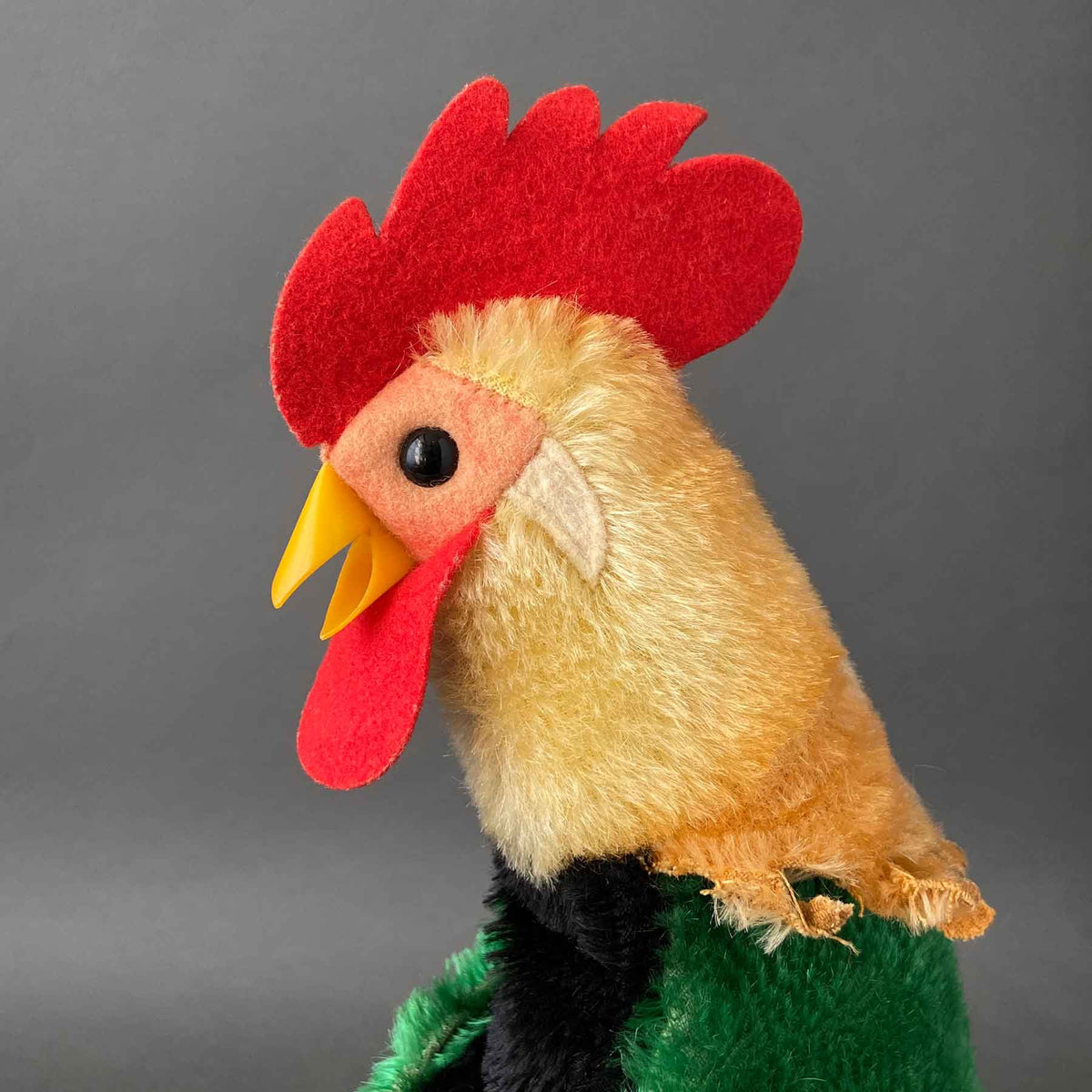 Vintage STEIFF Rooster Hand Puppet ~ 1968-74 Rare! – Once Upon A Puppet