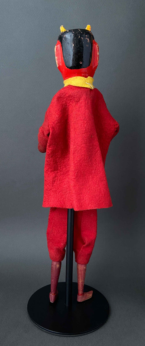 DEVIL Hand Puppet ~ 1960s Punch and Judy Show – Once Upon A Puppet