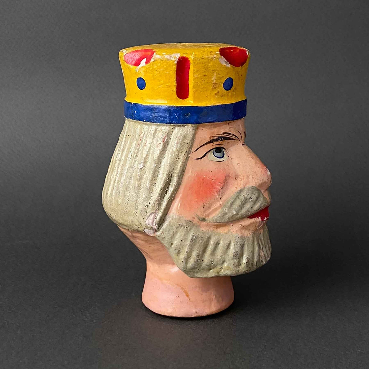 Vintage wood KING Puppet Head ~ Punch and Judy circa 1930s – Once Upon ...