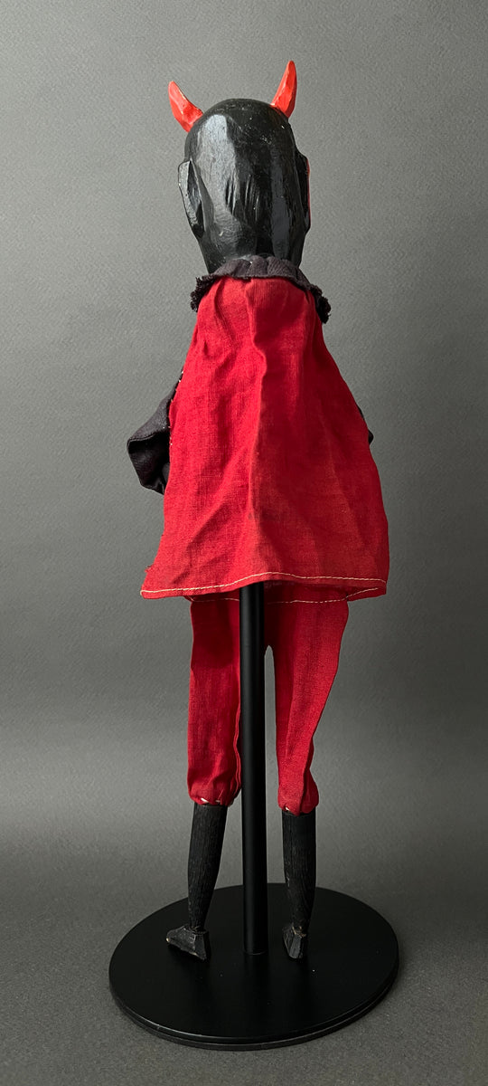 Vintage DEVIL Hand Puppet ~ Early 20th Century Punch and Judy Rare ...