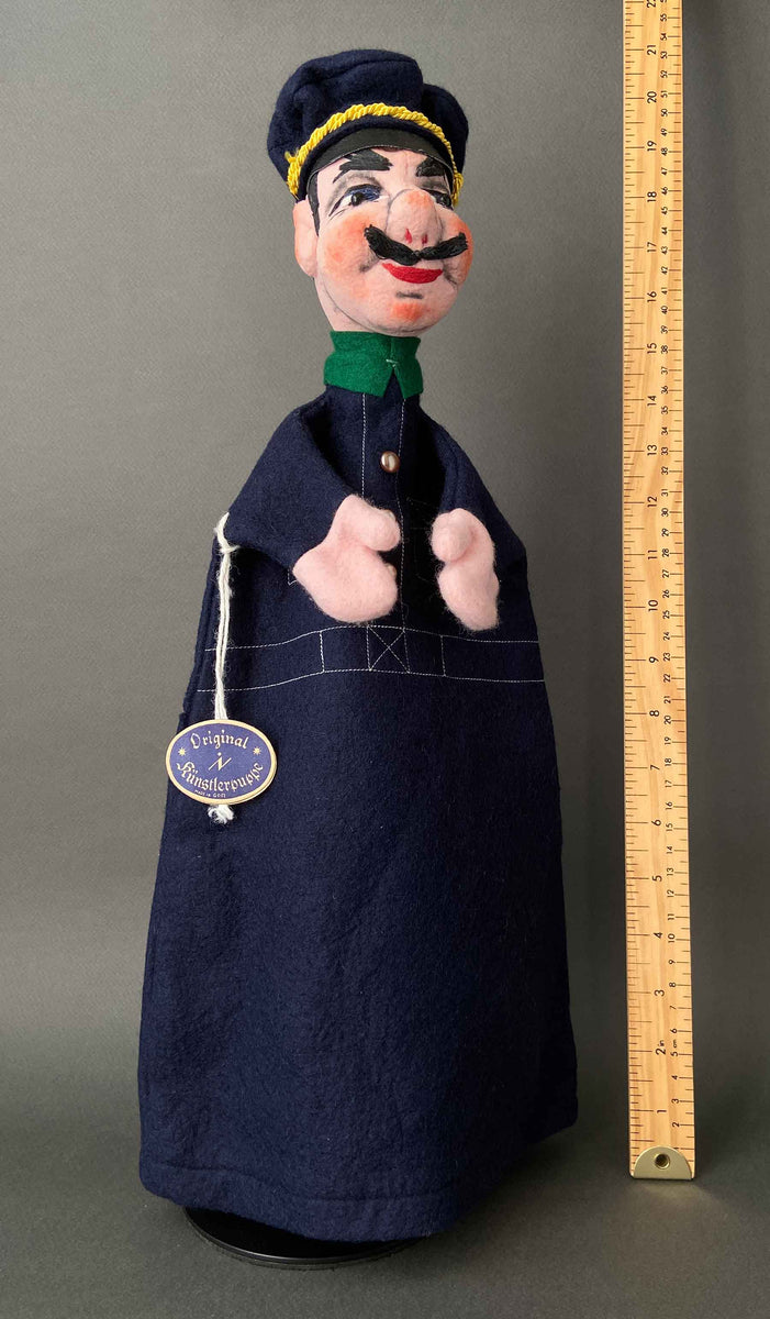 Vintage POLICEMAN Hand Puppet by Curt Meissner ~ Germany 1960s – Once ...