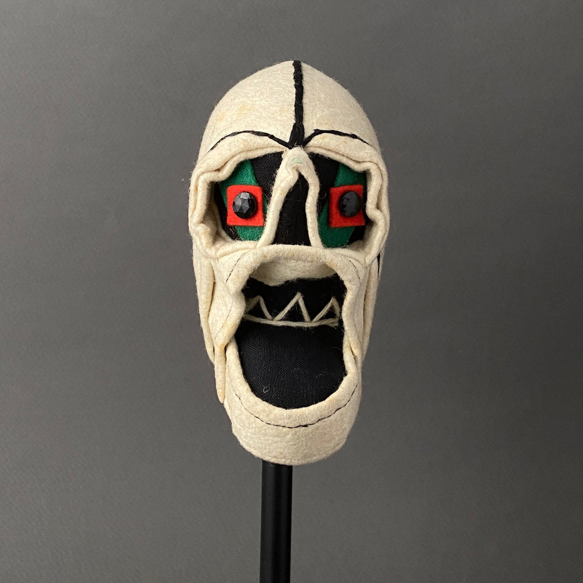 Vintage SKELETON Hand Puppet Head ~ by Edi Kallista 1920-40s Rare ...