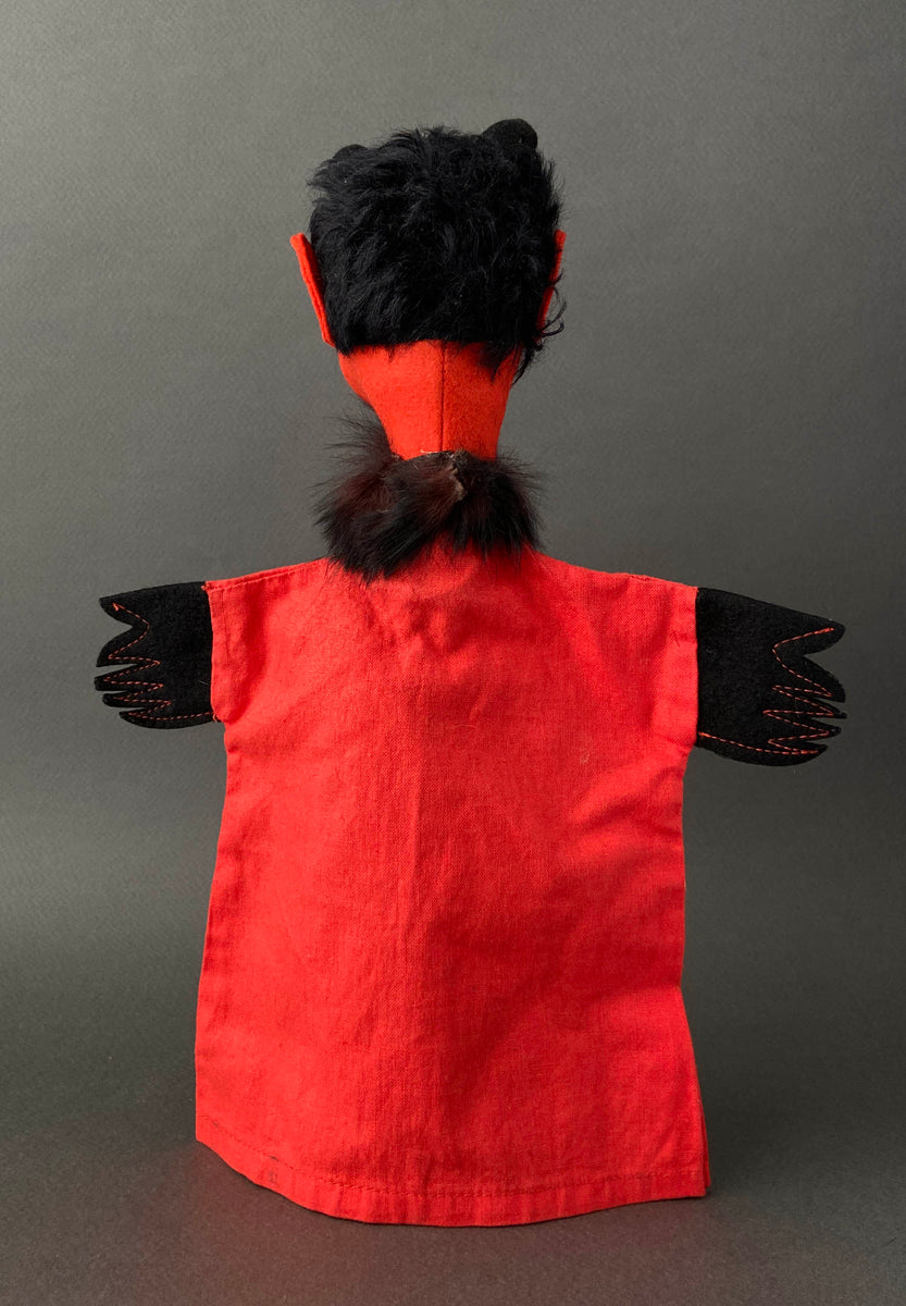 Vintage KERSA Devil Hand Puppet ~ 1960s – Once Upon A Puppet