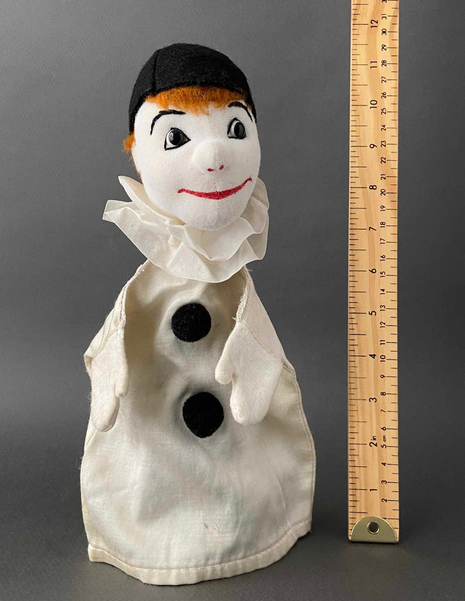 Vintage KERSA Pierrot Hand Puppet ~ 1960s Rare! – Once Upon A Puppet