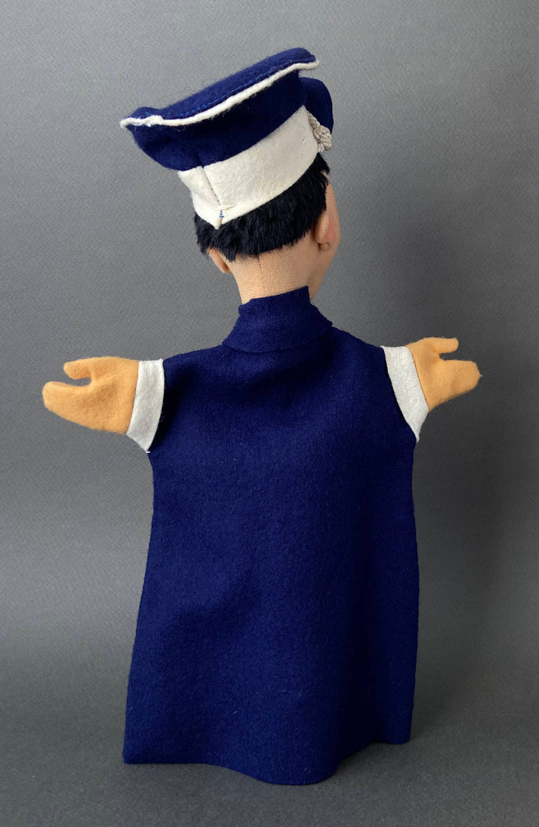 Vintage KERSA Policeman Hand Puppet ~ 1960s – Once Upon A Puppet