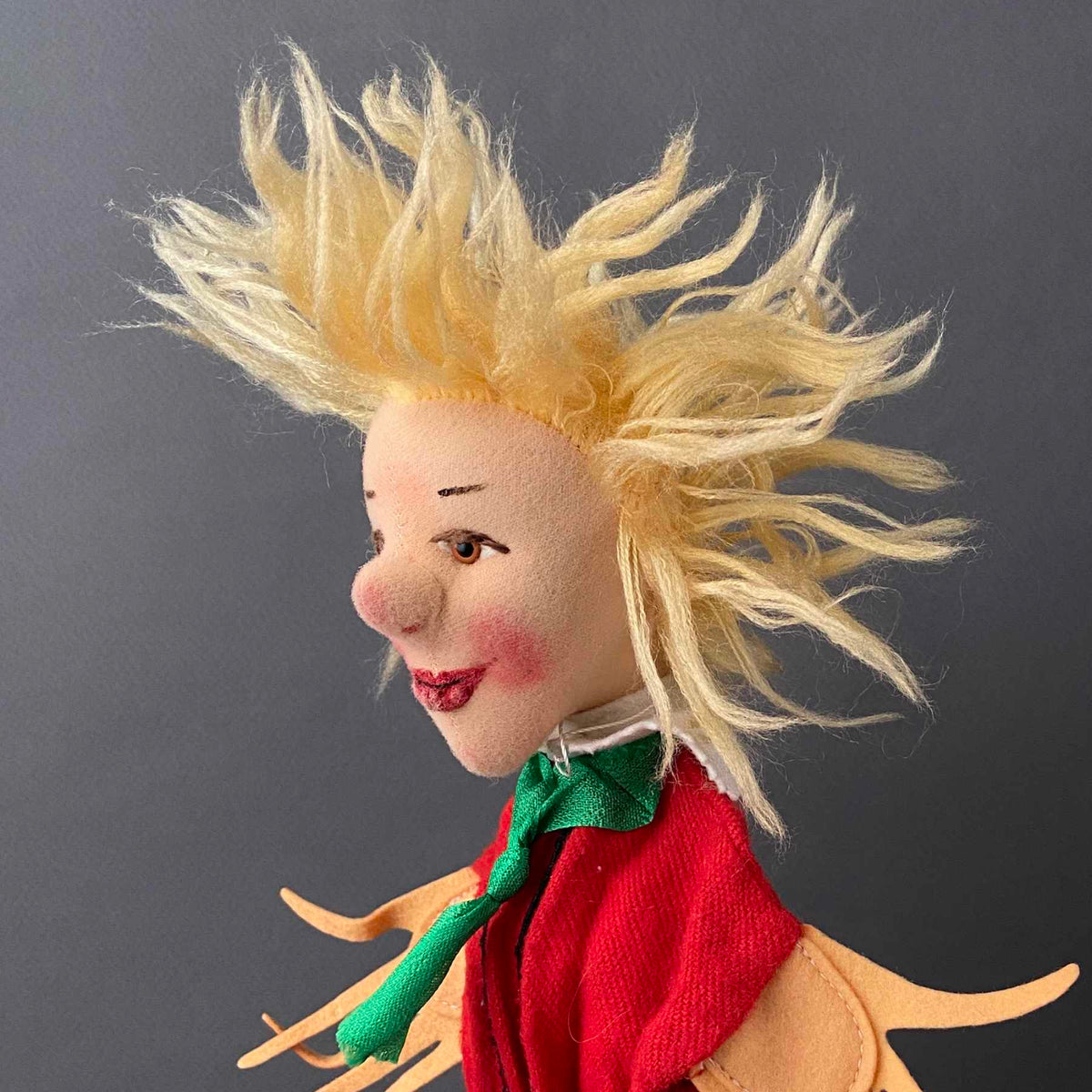Vintage KERSA Struwwelpeter Hand Puppet ~ 1960s Rare! – Once Upon A Puppet