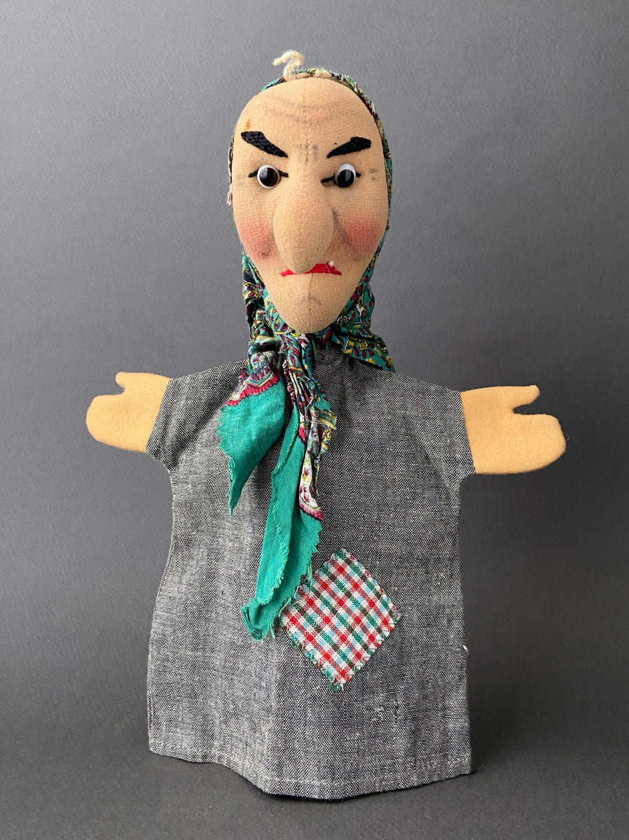 Vintage KERSA Witch Hand Puppet ~ 1960s – Once Upon A Puppet