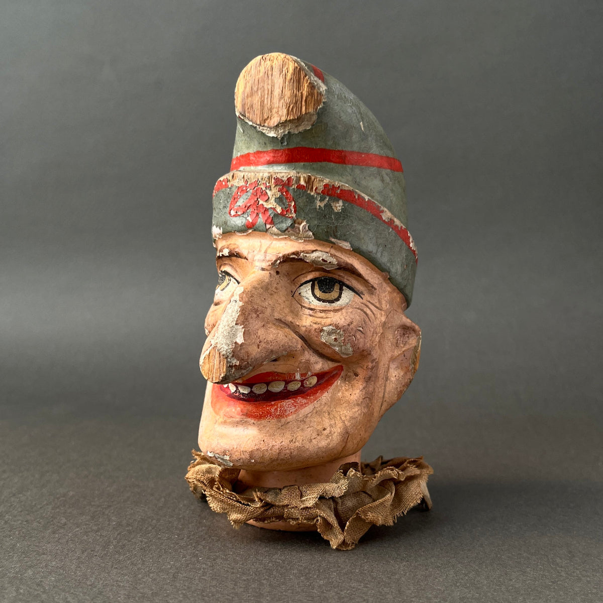 Antique Mr Punch Hand Puppet Head ~ Late 19th c. Punch and Judy – Once ...