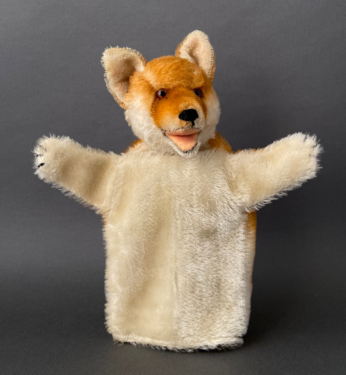 Vintage STEIFF Fox Hand Puppet ~ 1952-63 Rare! – Once Upon A Puppet