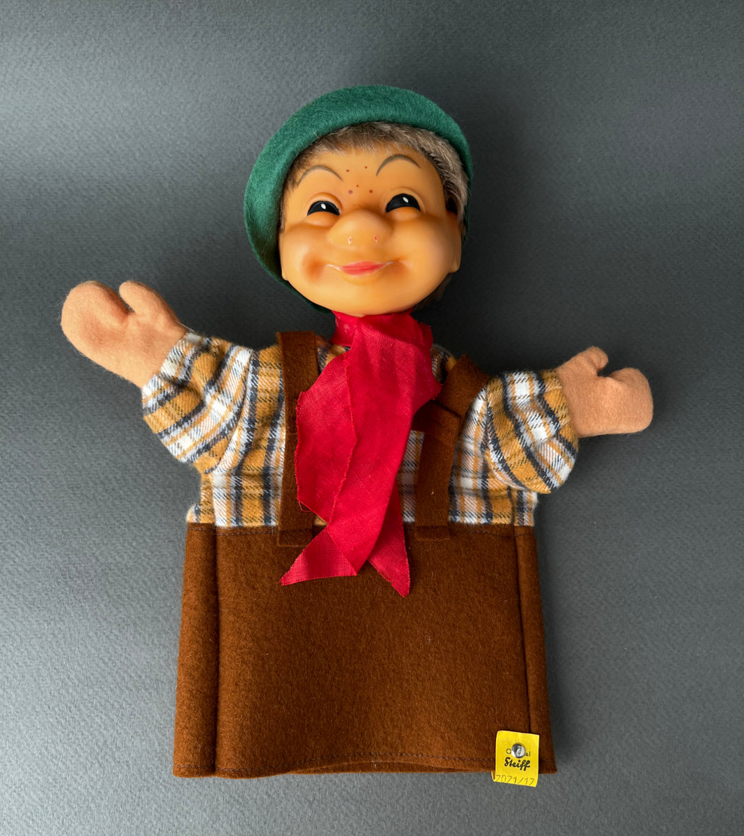 Vintage STEIFF Hansel Boy Hand Puppet ~ 1969-78 – Once Upon A Puppet