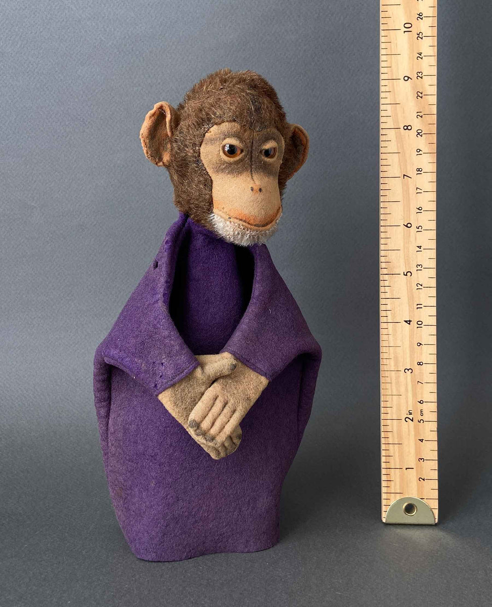 Antique STEIFF Jocko Monkey Hand Puppet ~ 1921-29 Rare! – Once Upon A ...