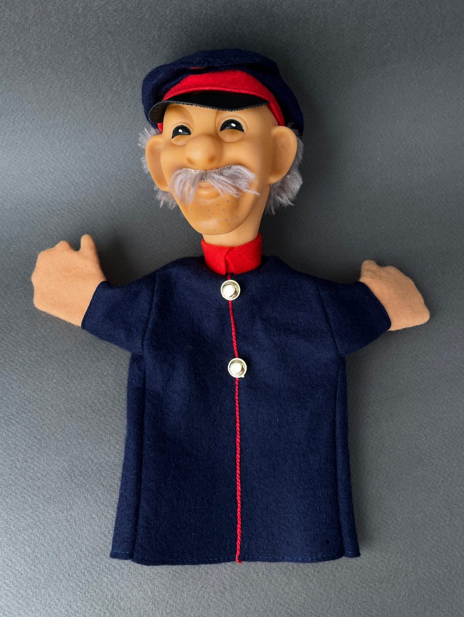 Vintage STEIFF Policeman Hand Puppet ~ 1972-78 – Once Upon A Puppet