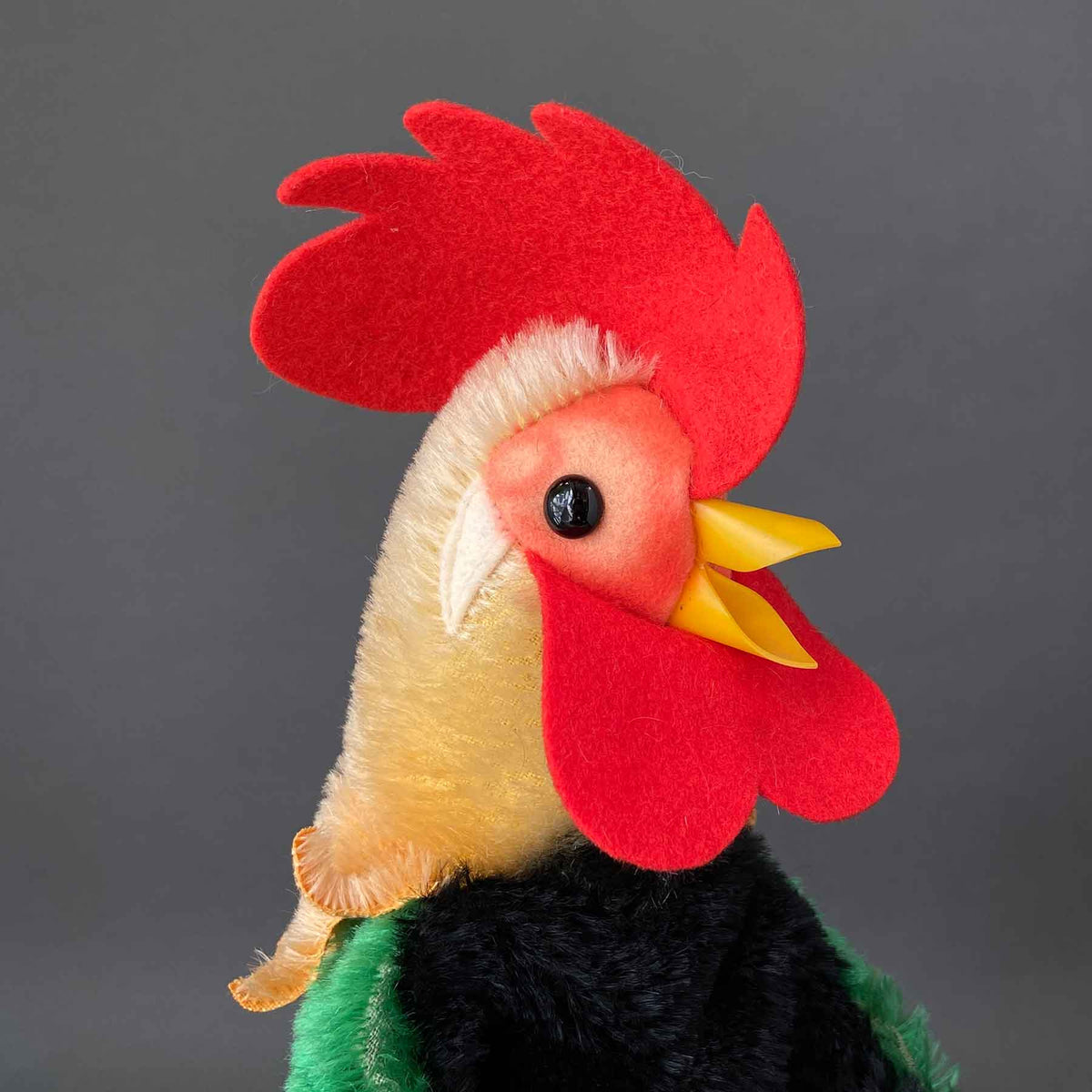 Vintage STEIFF Rooster Hand Puppet ~ 1968-74 Rare! – Once Upon A Puppet