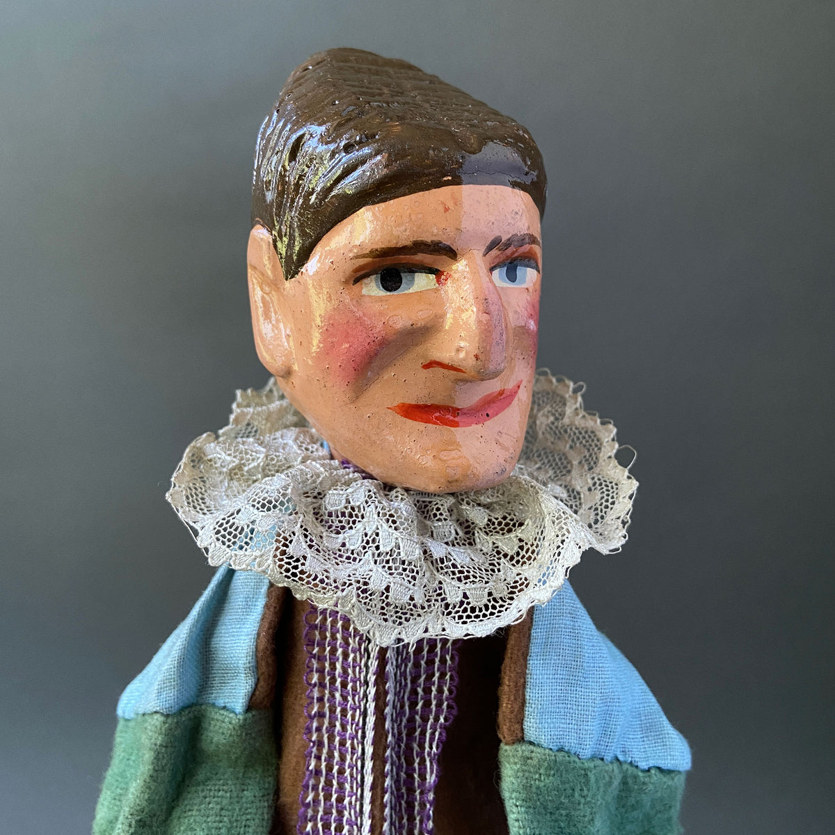 Antique LADY Hand Puppet ~ Early 1900s Mr Punch and Judy Show – Once ...