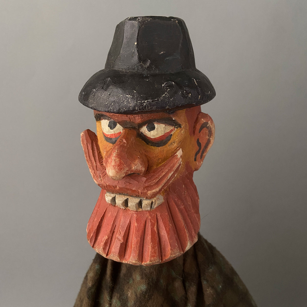 Vintage TRAMP Hand Puppet ~ 1960s Punch and Judy – Once Upon A Puppet