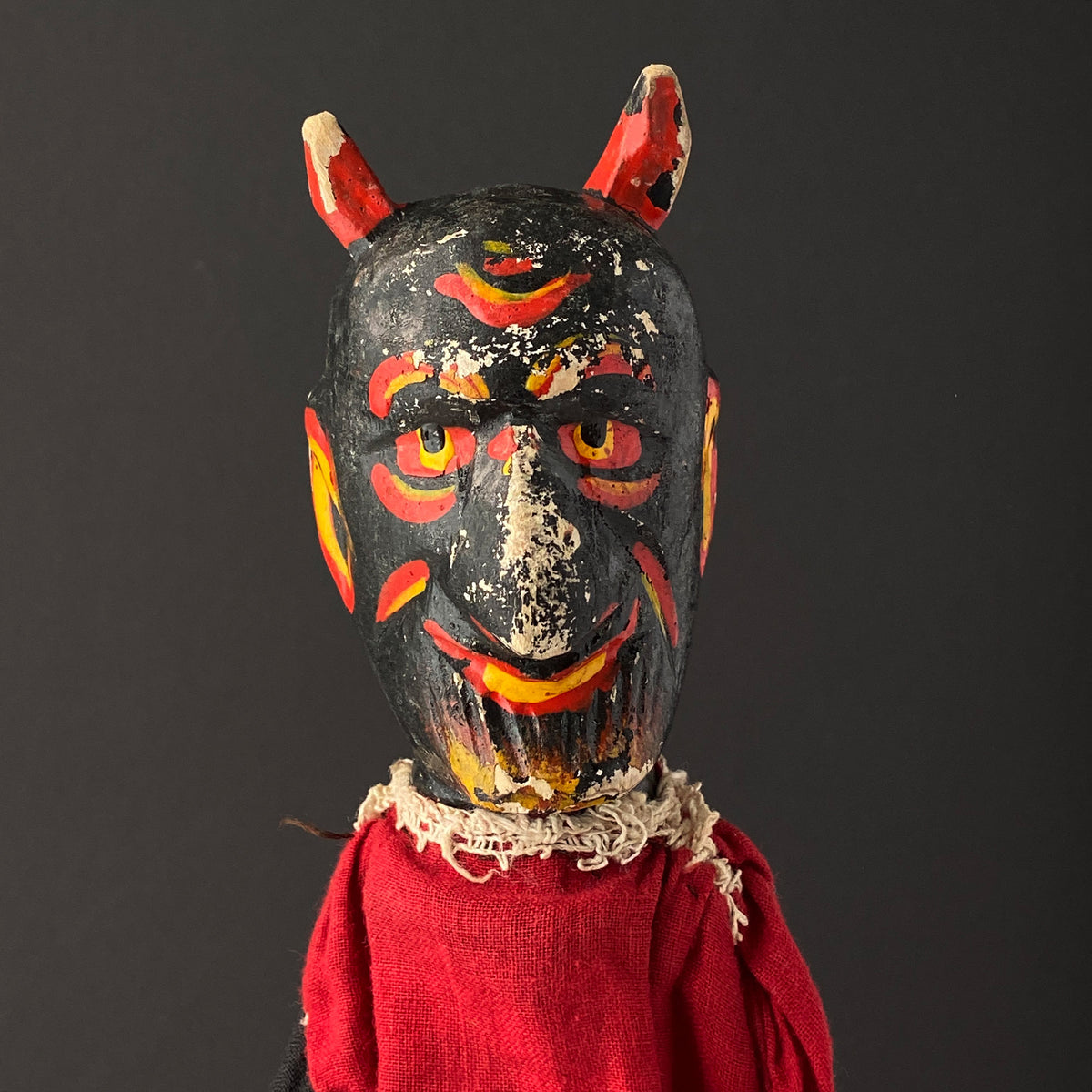 DEVIL Hand Puppet ~ Early 1900s Punch and Judy Show – Once Upon A Puppet
