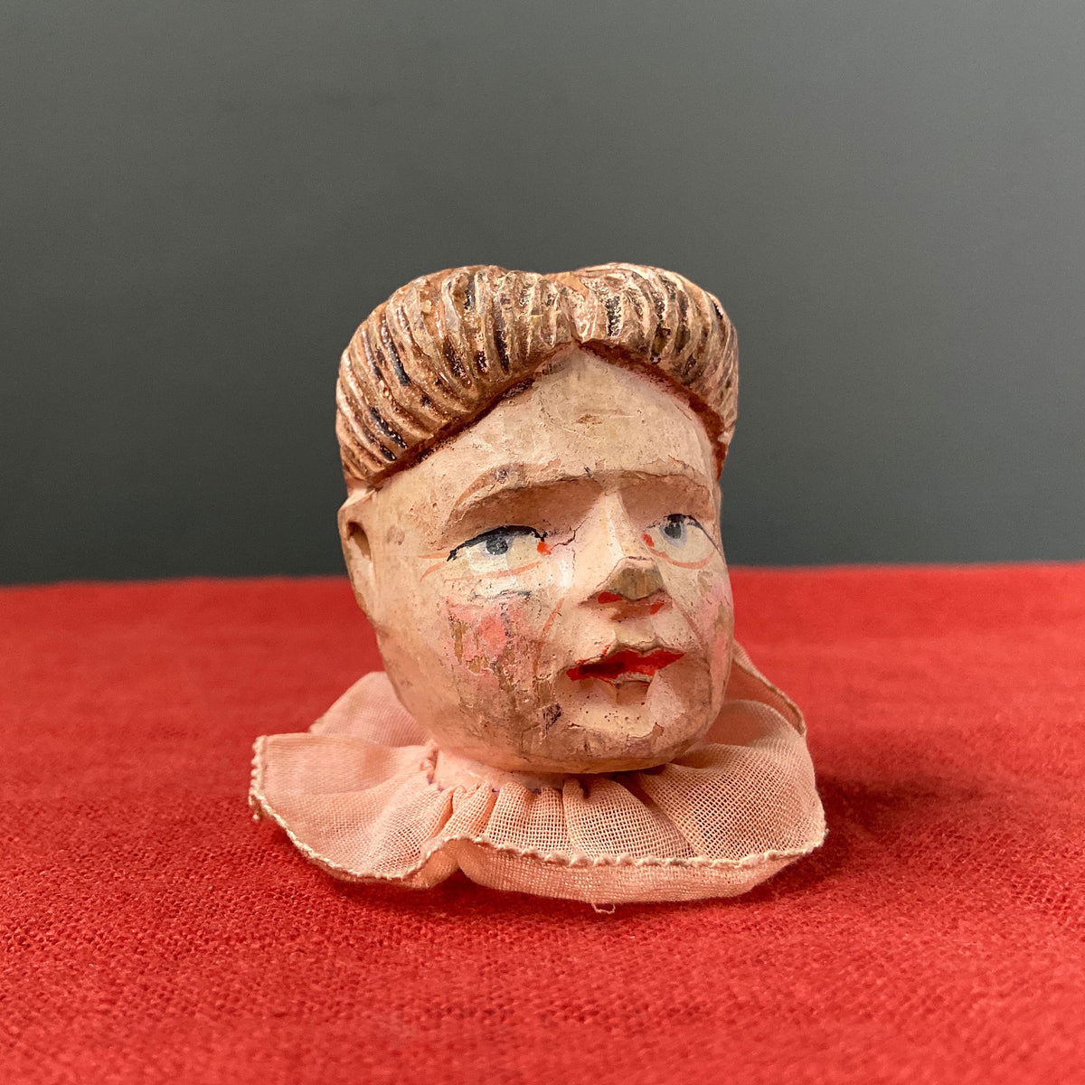Antique LADY Puppet Head ~ Early 1900s Punch & Judy – Once Upon A Puppet