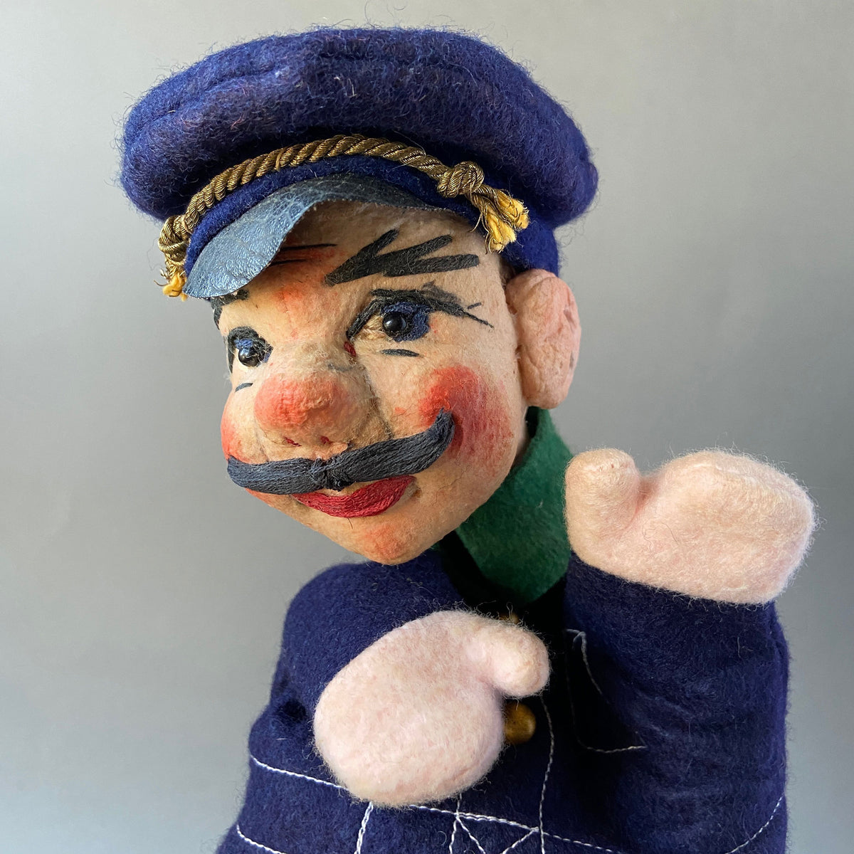 Vintage Police Hand Puppet by Curt Meissner ~ Germany 1960s – Once Upon ...
