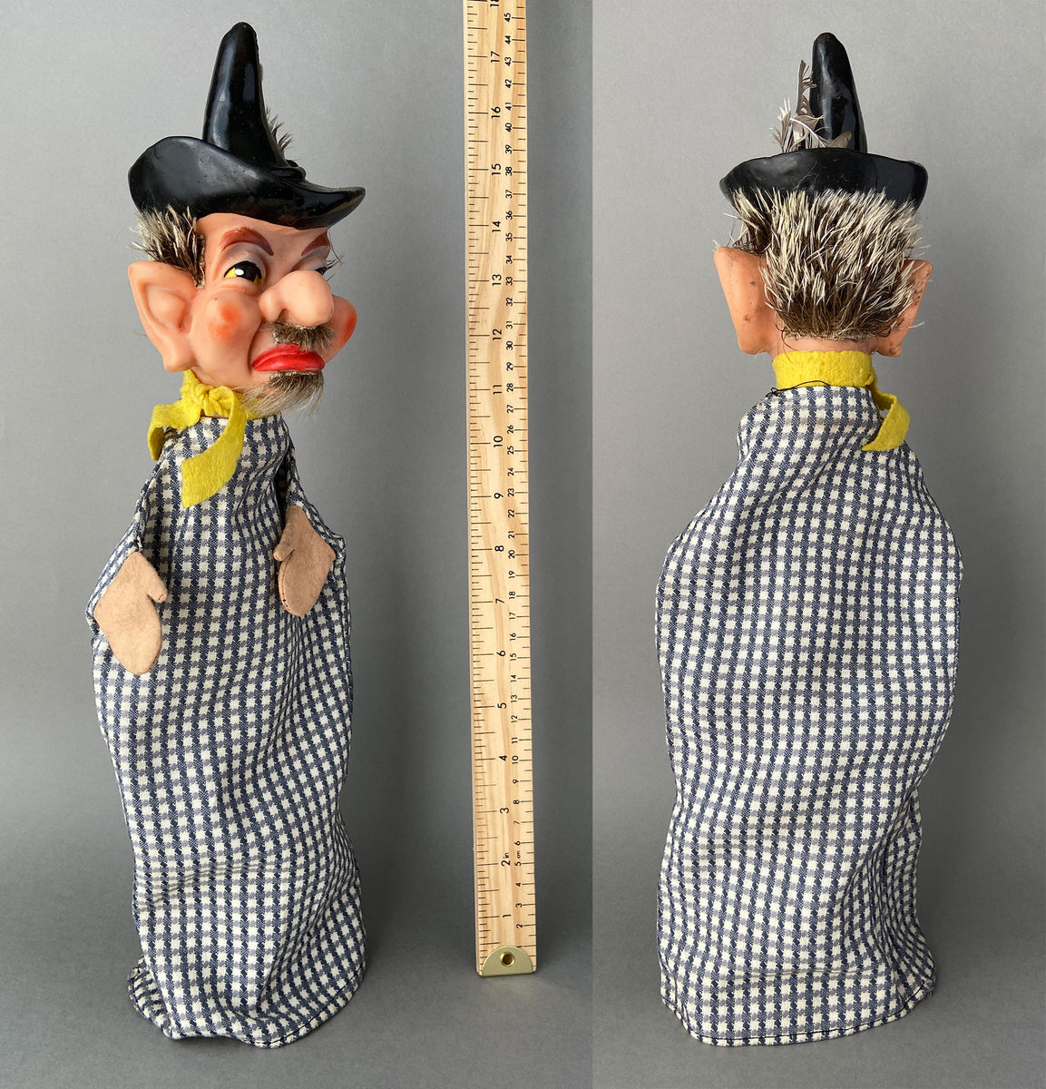 Vintage WIZARD Hand Puppet ~ 1970s – Once Upon A Puppet