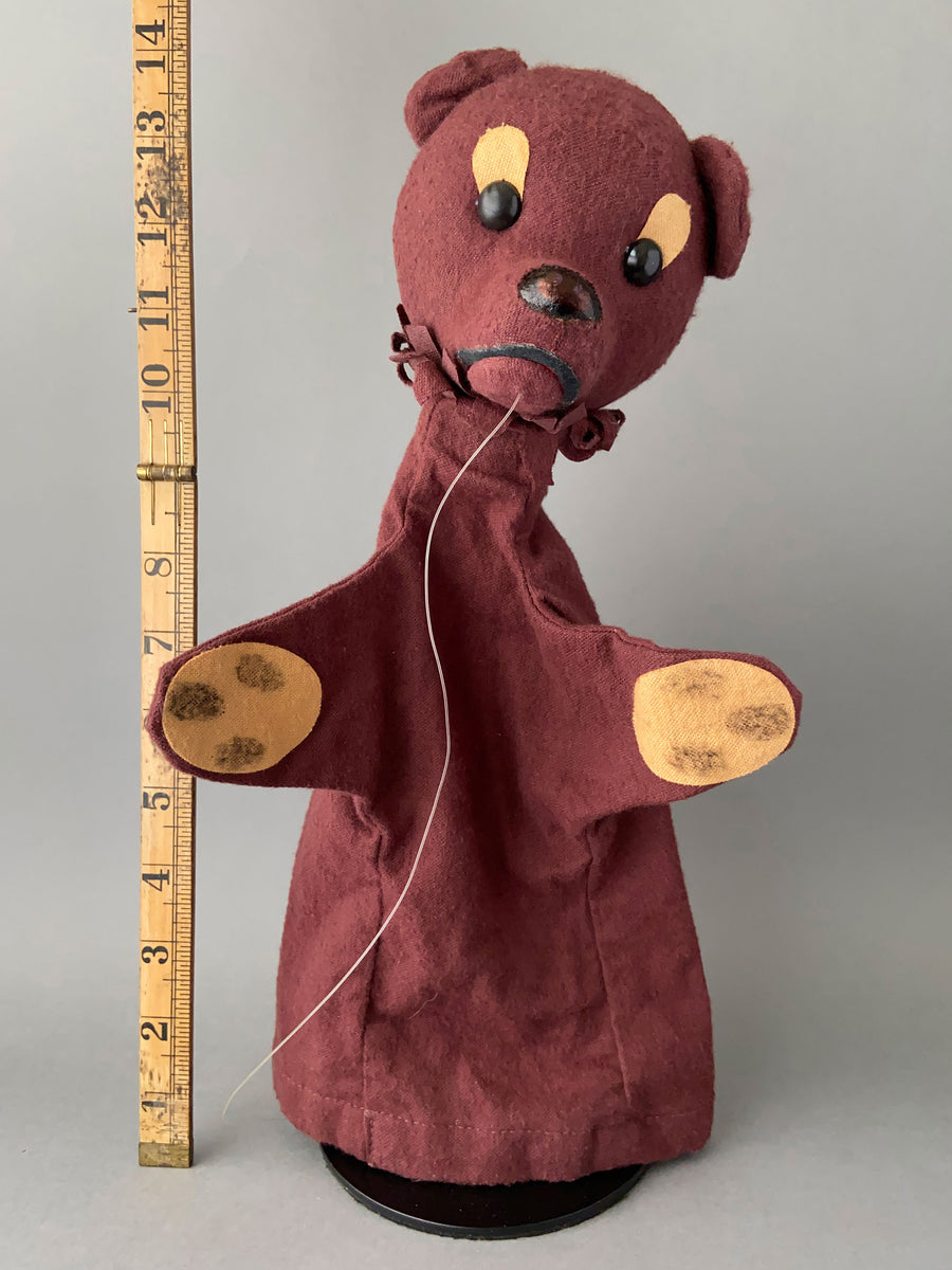 Vintage Bear Hand Puppet ~ Russian 1980s – Once Upon A Puppet