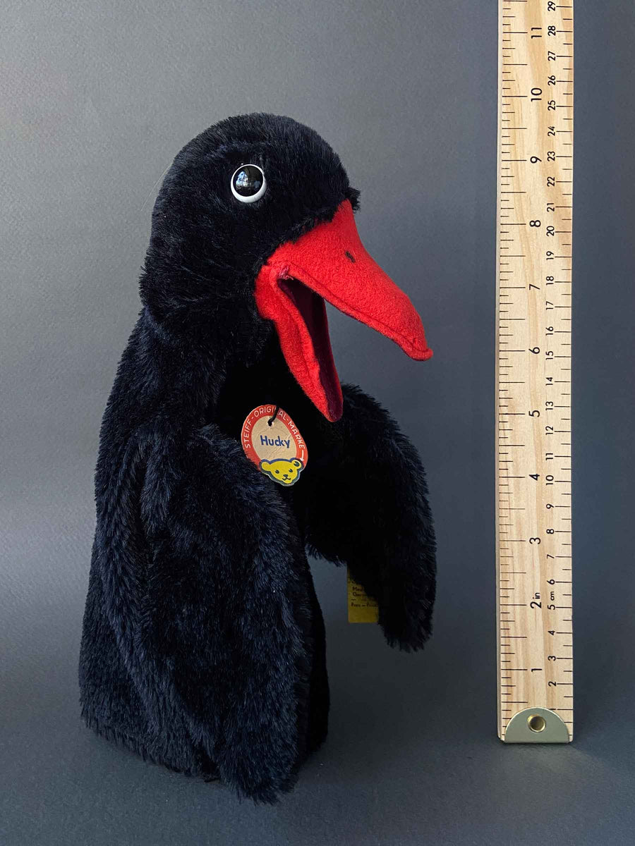 Vintage STEIFF Hucky Raven Hand Puppet ~ 1960s – Once Upon A Puppet