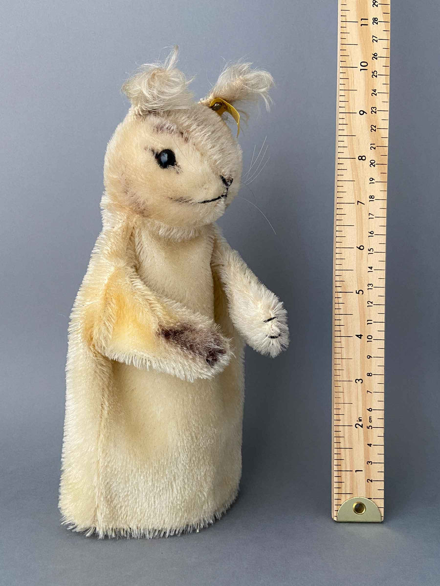 Vintage STEIFF Possy Squirrel Hand Puppet ~ 1968-78 – Once Upon A Puppet