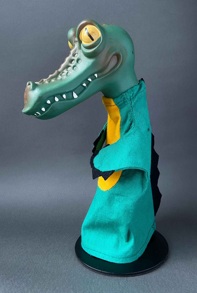 Vintage Crocodile Hand Puppet ~ 1980s – Once Upon A Puppet