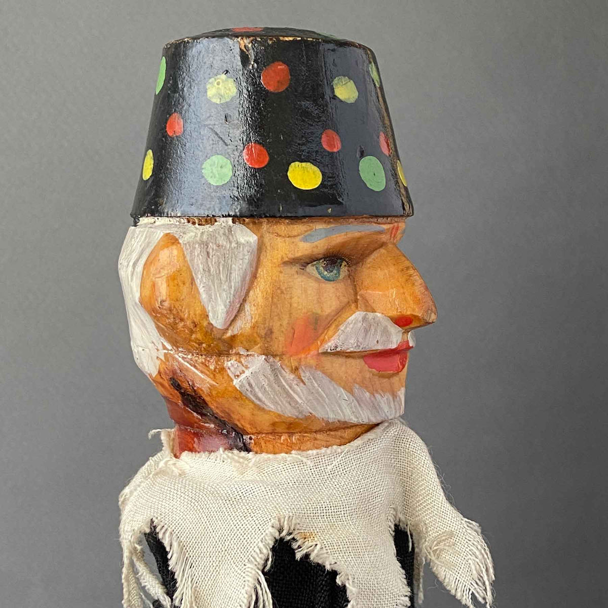 OLD MAN Hand Puppet ~ Early 1900s Punch and Judy Show – Once Upon A Puppet