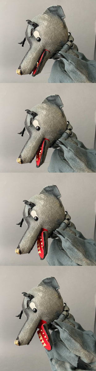 Vintage Wolf Hand Puppet ~ Russian 1980s – Once Upon A Puppet