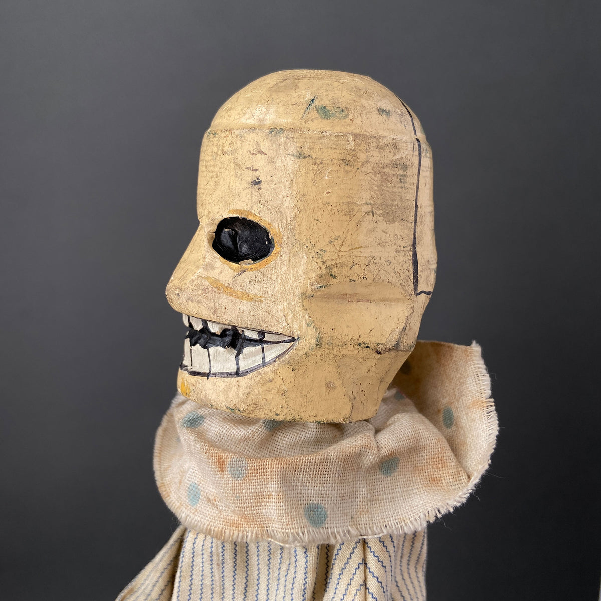 Antique SKELETON Hand Puppet ~ Early 1900s Punch and Judy – Once Upon A ...