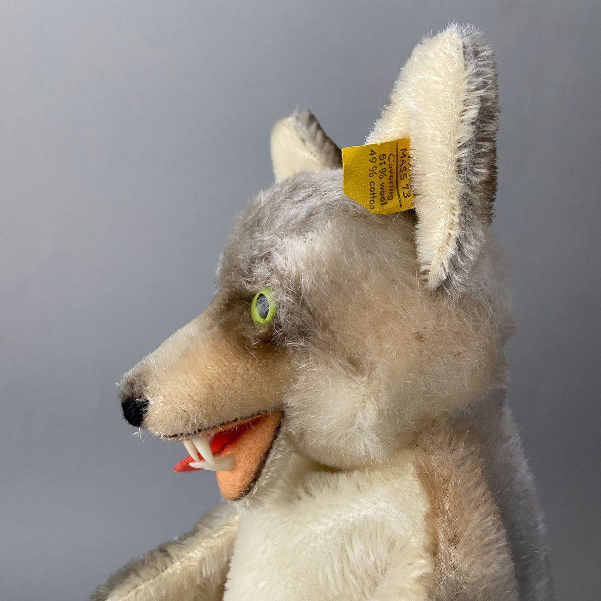 Vintage STEIFF Loopy Wolf Hand Puppet ~ 1960-70s – Once Upon A Puppet