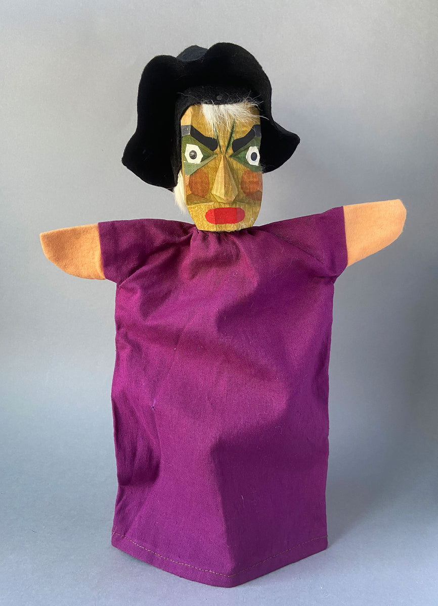 Vintage WITCH Hand Puppet by Lotte Sievers-Hahn ~ 1960s – Once Upon A ...