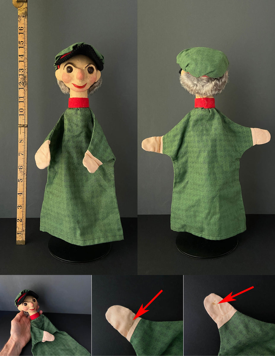 Vintage FORESTER Hand Puppet ~ Papier Mache 1960s – Once Upon A Puppet