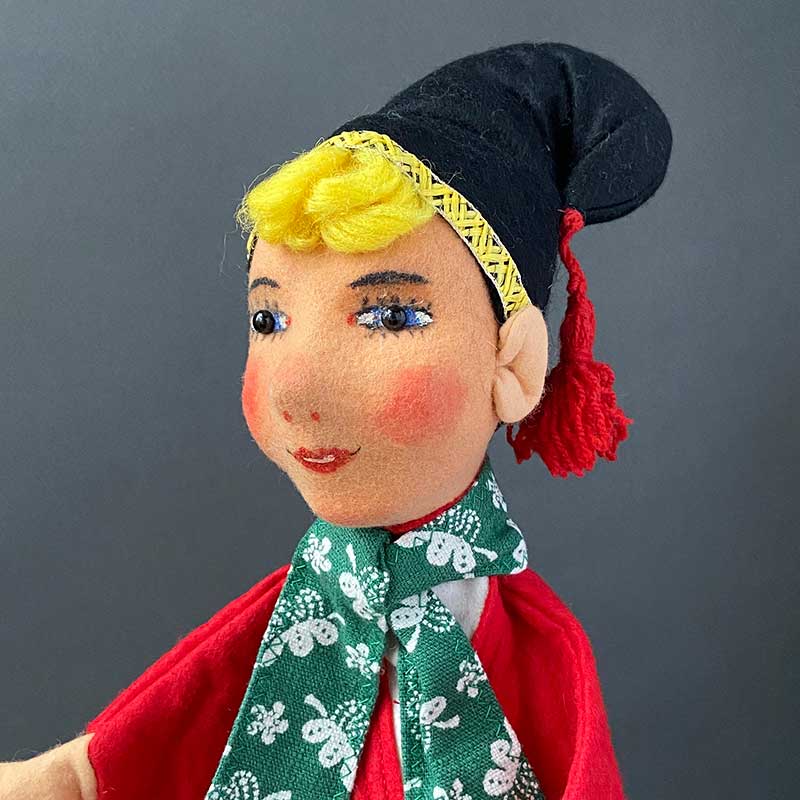 Vintage Else Hecht Boy Hand Puppet Doll ~ 1960s Rare! – Once Upon A Puppet